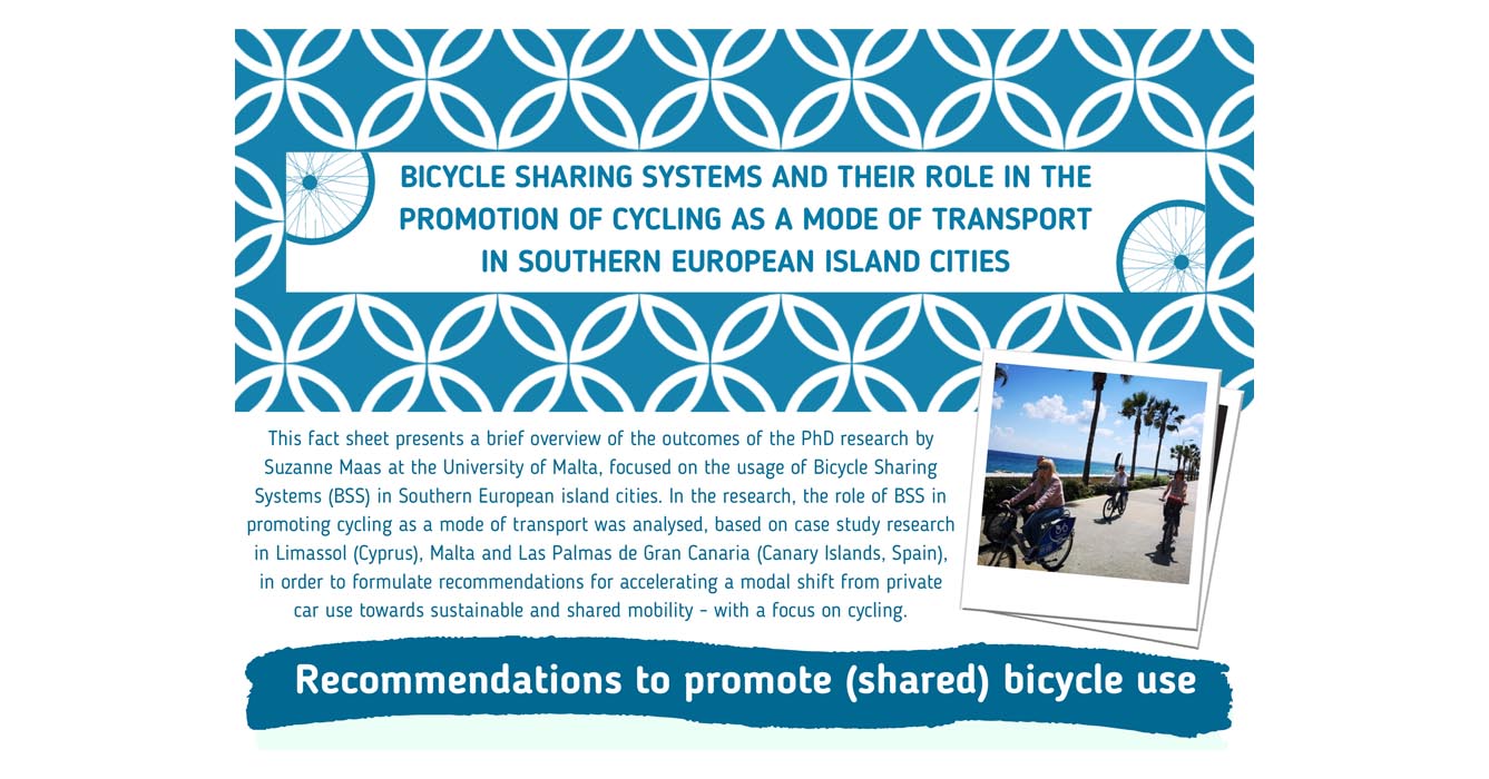 Bicycle sharing systems and cycling promotion - Factsheet - Dawra Madwarna